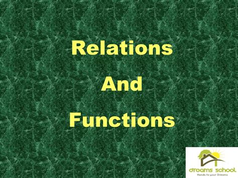 Relations And Functions Ppt