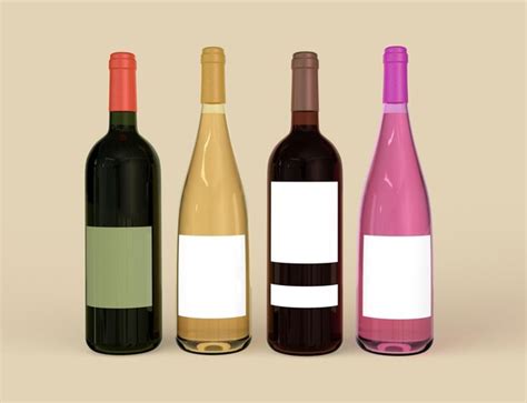 Premium Photo Wine Bottles