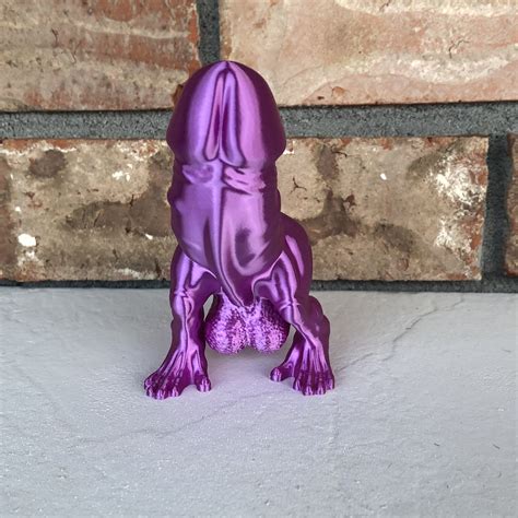 3d Printed Dickasaurus Dick A Saurus Gag T Etsy Uk