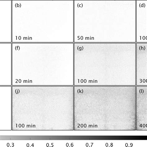 Selected Processed Images Showing Gas Saturations From Ad Exp E‐4