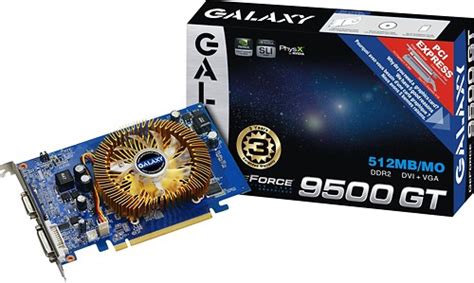 Best Buy Galaxy Geforce 9500 Gt 1gb Ddr2 Pci Express 2 0 Graphics Card