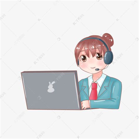在线客服人员素材图片免费下载 千库网