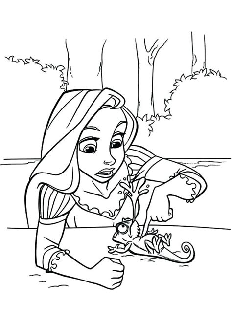 Tangled Coloring Pages Pascal At GetColorings Com Free Printable Colorings Pages To Print And