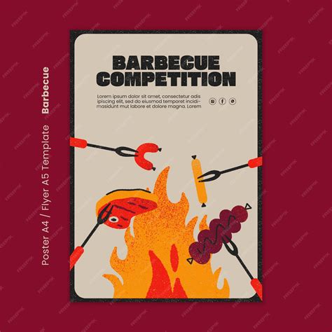 Free Psd Delicious Bbq Poster Template