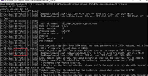 The Time Required For Export Onnx To Trt Is Proportional To The Complexity Of The Model · Issue