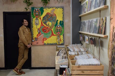 Genesis Khan At Vinilo Exhibition Genesis Khan