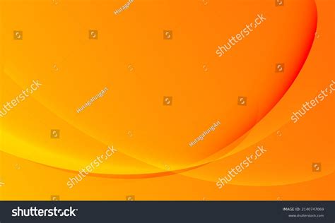 Smooth Orange Wave Abstract Background Abstract Stock Vector Royalty Free 2140747069