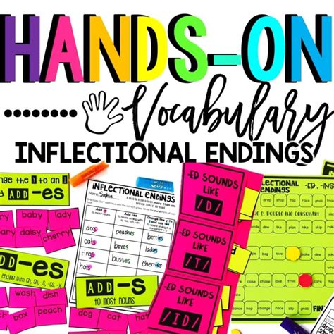 Inflectional Endings And Suffix Spelling Rules Activities Games Root Words Fun