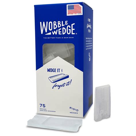 Wobble Wedges Rigid Plastic Shims 75 Pack Made In Usa Desertcart Aruba
