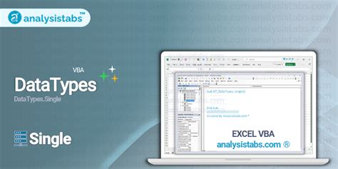 vba single data type explained with examples