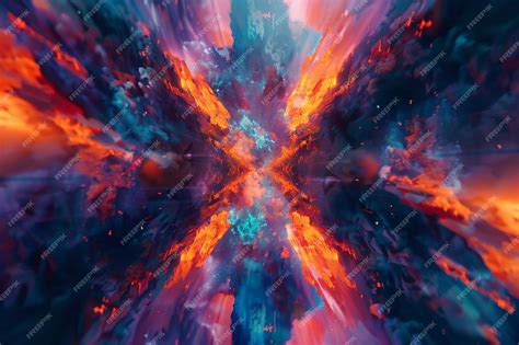 Premium Photo Parallel Dimensions Merging In A Psychedelic Kalei