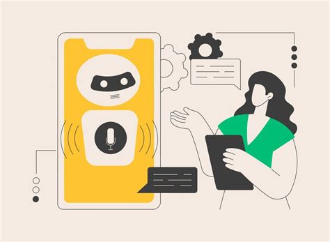 Premium Vector Chatbot Voice Controlled Virtual Assistant Abstract