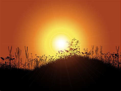 Sunset Background 233894 Vector Art At Vecteezy