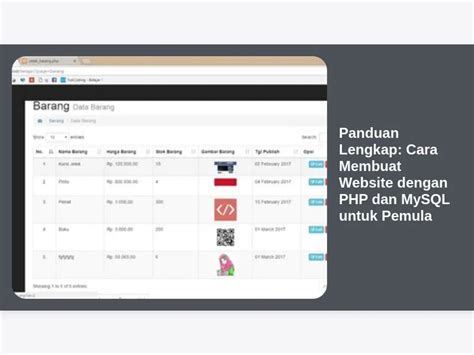 Panduan Lengkap Cara Membuat Website Dengan Php Dan Mysql Untuk Pemula