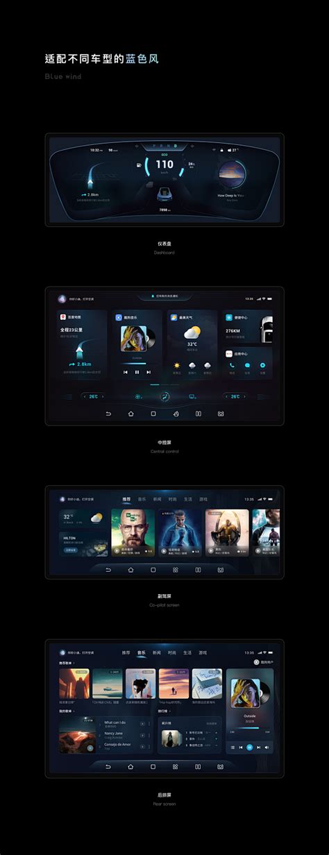 Byd Dilink 智能座舱ui创意设计andy丶子陌 1