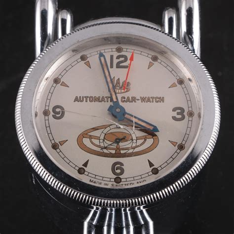 Maar Automotive Self Winding Steering Wheel Clock Mid 20th Century Ebth
