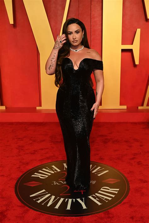 Demi Lovato At Vanity Fair Oscar Party In Beverly Hills 03102024
