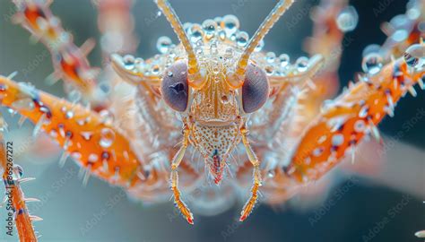 Close Up Macro Shot Of An Assassin Bug For Nature Photography