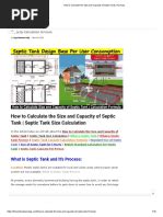 Septic Tank Design And Sizing Guide Pdf Sewage Septic Tank