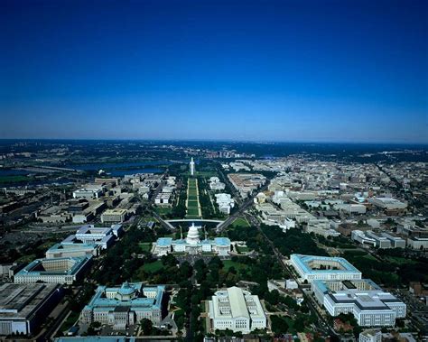 Aerial View Of National Monuments