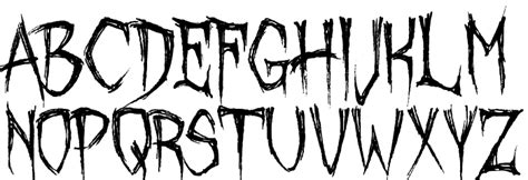 Phasmophobia Font Graphic Pie