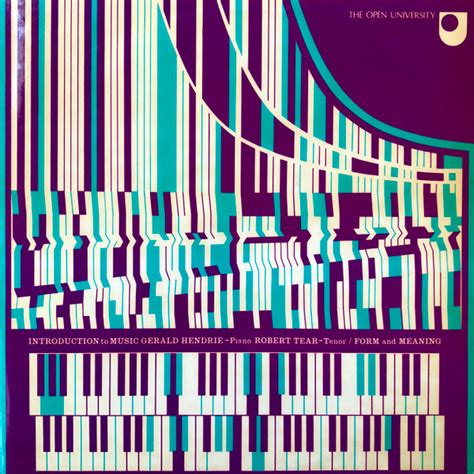 Gerald Hendrie Robert Tear Introduction To Music Form And Meaning