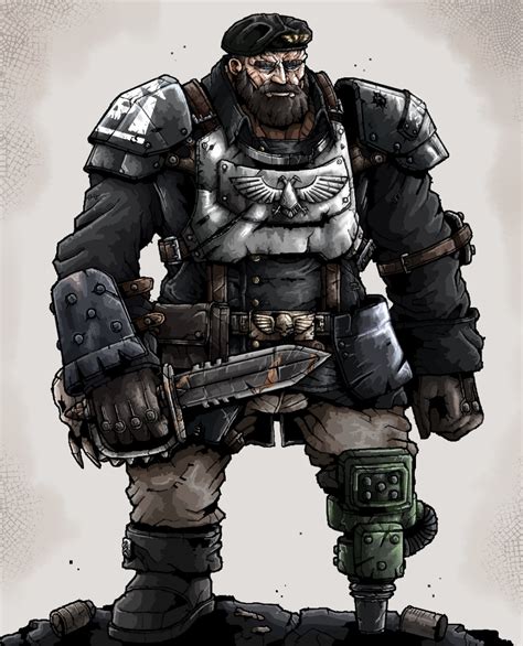Safebooru 1boy Aquila Symbol Armor Astra Militarum Beret Black