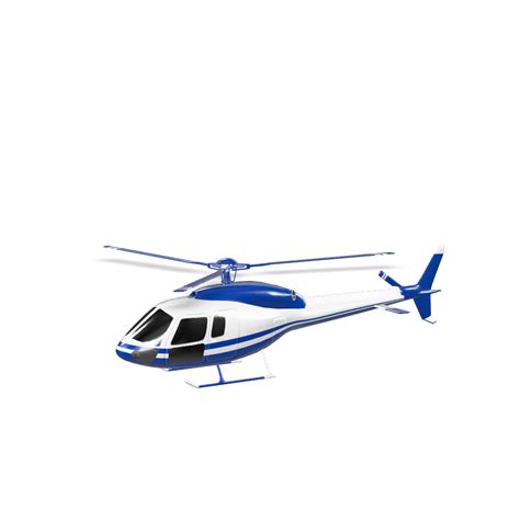 Blue Hawk Helicopter 3d Model Free Glb Download Get3dmodels