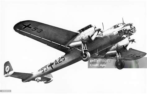 German Bomber Dornier Do 17 Used During Ww2 Luftwaffe Do17 News Photo