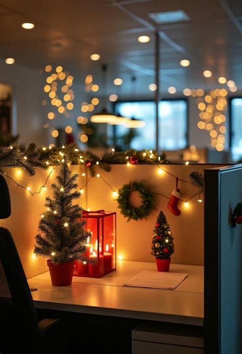 7 Festive Ideas To Brighten Your Cubicle With Christmas Decor