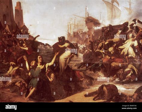 Action Of Weapons Of Cadiz Against The Moors In 1574 Barbary Pirates
