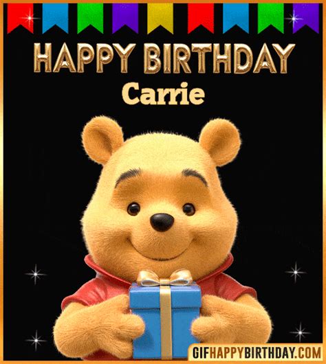 🎉 Happy Birthday Carrie  🎂 Funny And Personalized Animated Wishes
