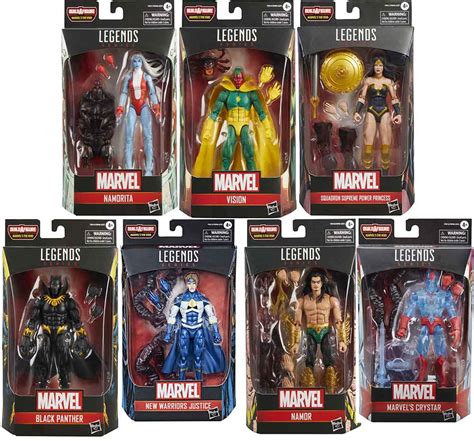 Marvel Legends Avengers 6 Inch Action Figure Baf The Void Set Of 6