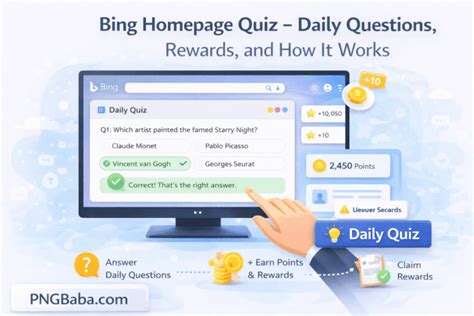 Bing Homepage Quiz Daily Questions Rewards And How It Works