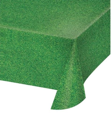 Grass Table Cover Grass Tablecloth Football Party Tableware Football