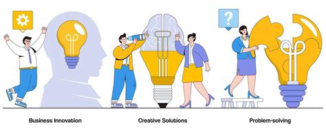 Business Innovation Creative Solutions Problem Solving Concept With