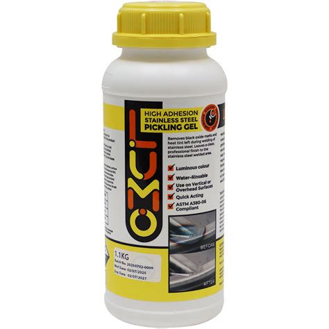 Weld Paste Pickling 11kg Lumo Luminous Yellow Pickling Gelpaste