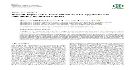 Pdf Weibull Exponential Distribution And Its Application In Dokumen