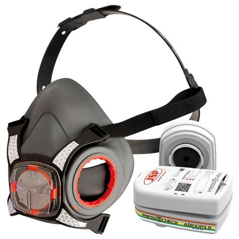 Jsp Force 8 Typhoon Valved Half Mask 2 X Abek1p3 Press To Check
