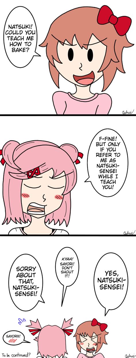 [fan Comic] Natsuki And Sayori Baking R Ddlc