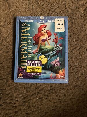 Disney The Little Mermaid Blu Raydvd 2013 2 Disc Setdiamond