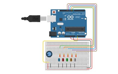Circuit Design 2 Led Chaser With Pot Tinkercad
