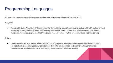 Introduction To Backend Development 1pptx
