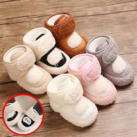 خرید جدیدترین مدل پاپوش نوزادی زمستانی ساقدار طرح ببعی کفش نی نی نی نی لند