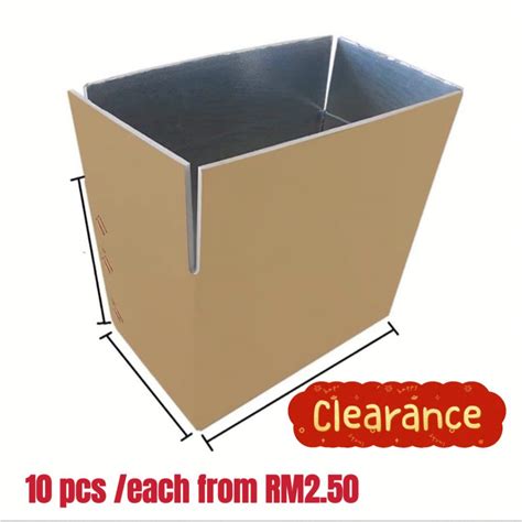 10pcs Kotak Foil Frozen Box Aluminium Food Packing Box Ready Stock In Malaysia Shopee Malaysia