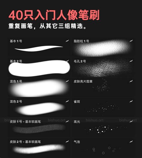 Procreate Brushes Super Realistic Portrait Basic Brushes Procreate