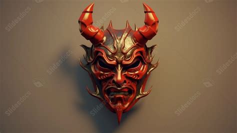 Best Bull Head Powerpoint Background For Presentation