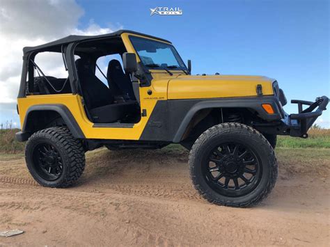 2000 Jeep Tj Wheel Offset Aggressive 1 Outside Fender Suspension