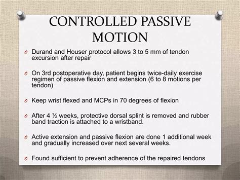 Flexor And Extensor Tendon Laceration Vs Occupational Therapy Pptx