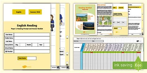 Year 2 Reading Assessment Pack 1
